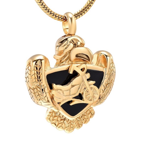 Jewelry | Motorcycle Urn For Ashes Memorial Cremation Pendan | Poshmark